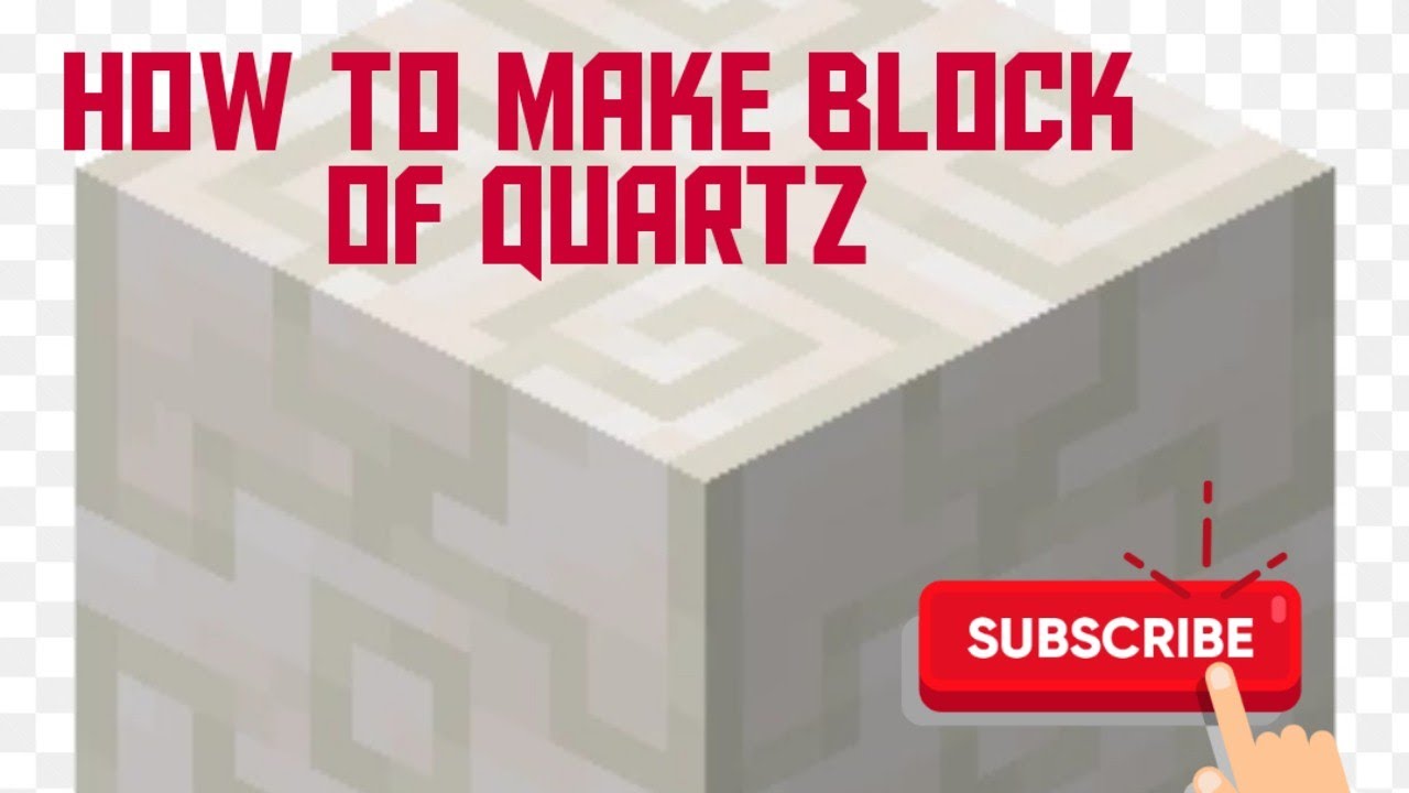 HOW TO MAKE BLOCK OF QUARTZ IN MINI CRAFT 2020/f&f world/ - YouTube