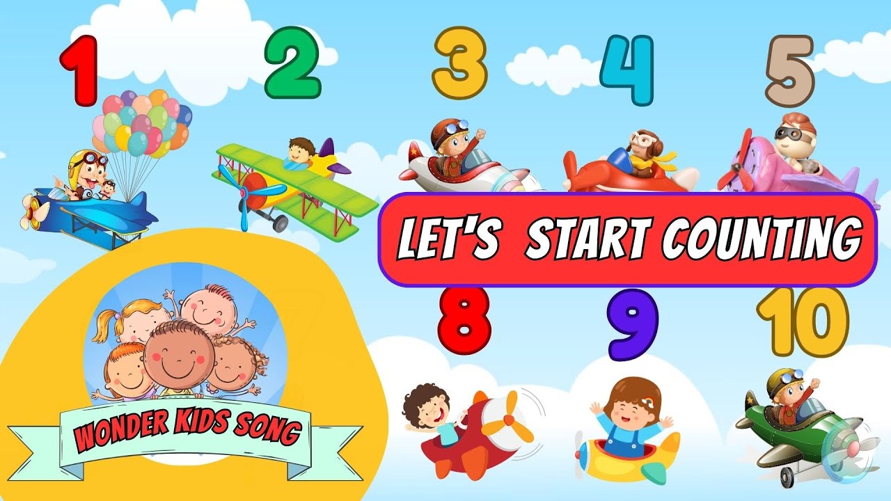 "Counting Fun with Flying Planes | Learn Numbers'' - YouTube