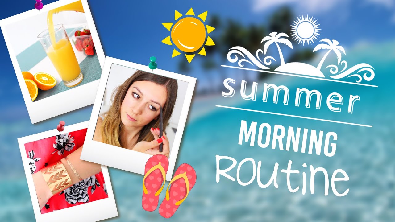 GRWM - My Summer morning routine ☼ | Laura Makeuptips - YouTube