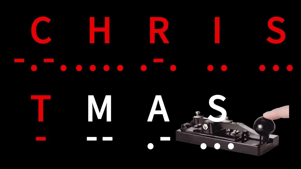 Christmas in Morse Code | Morse Code for Christmas - YouTube