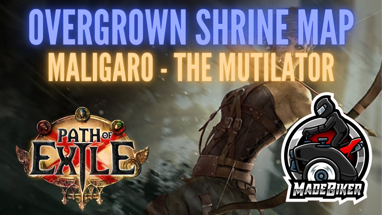 Path of Exile Overgrown Shrine Map Boss Maligaro the Mutilator - YouTube