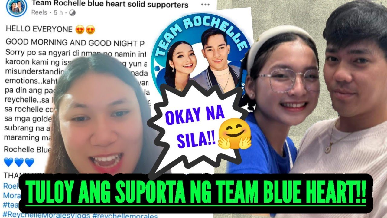 WOWLIFE POV: REYCHELLE AT TEAM BLUE HEART SOLID SUPPORTERS! OKAY NA! - YouTube