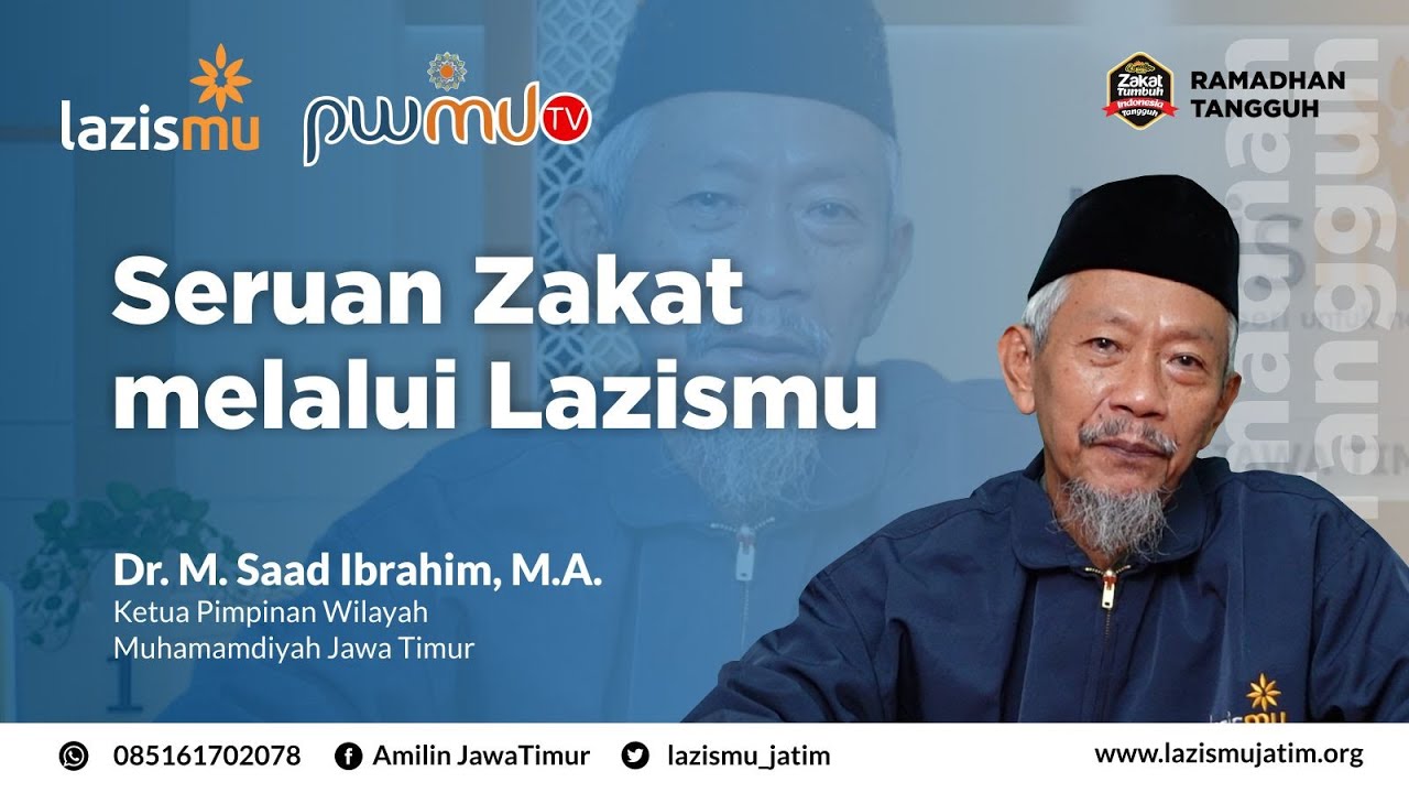 INI SERUAN DARI KETUA PWM JAWA TIMUR || Dr. H. M. Saad Ibrahim, MA. - YouTube
