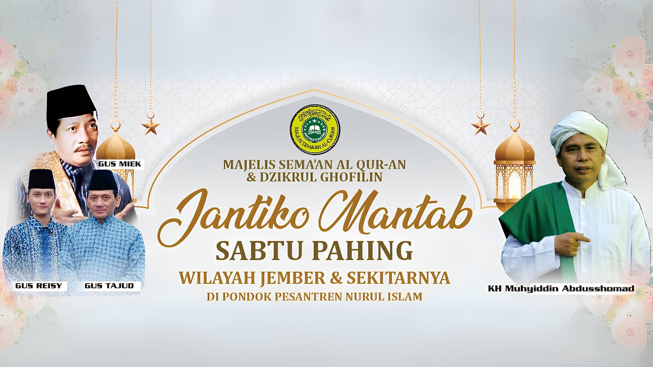 🔴 LIVE STREAMING JANTIKO MANTAB SABTU PAHING | MAJLIS SEMA'AN AL-QUR'AN ...