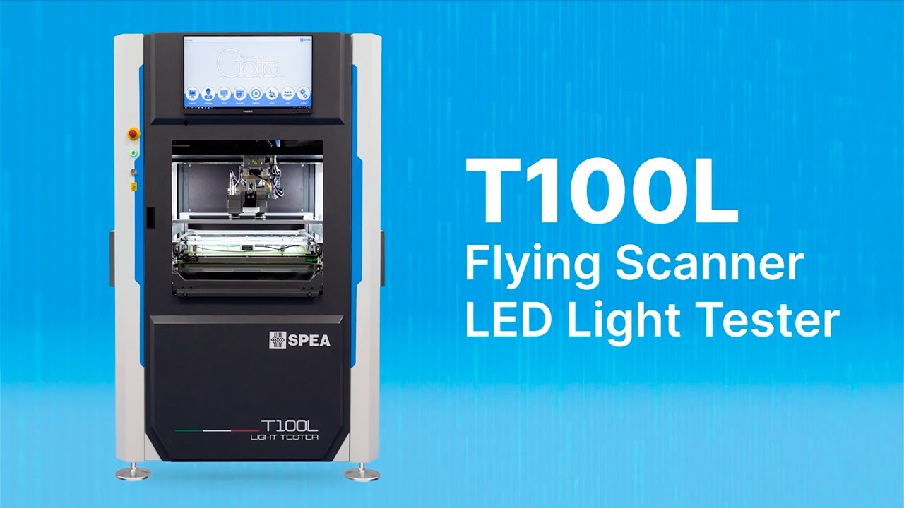 SPEA T100L Automatic LED Light Test Equipment - YouTube