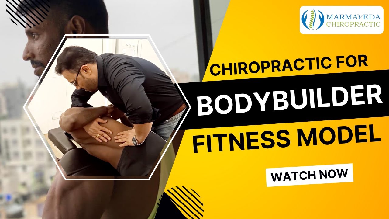 Chiropractic for Bodybuilder Fitness model - YouTube