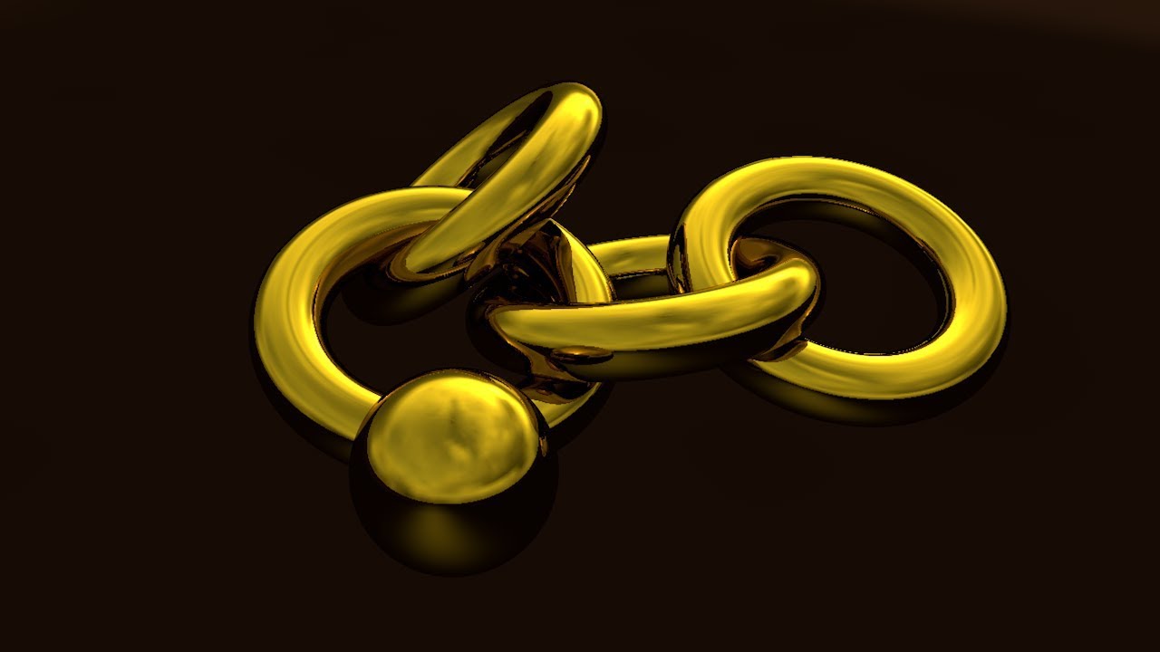 Cinema 4D - Ultra Realistic Gold Material Tutorial - YouTube
