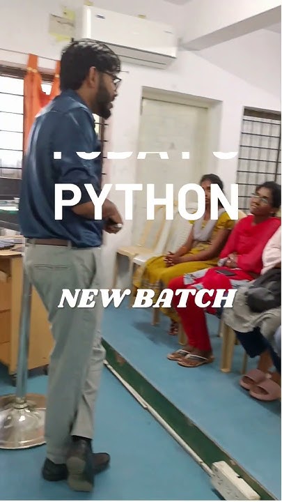 "Today Python Demo Session by our Branch Head Mr. IRSHAN M.E on 13TH ...