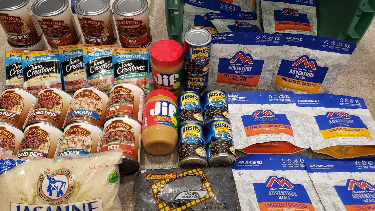 prepper pantry - FIVE SOLID FOOD PREP ITEMS - what's your five? - YouTube