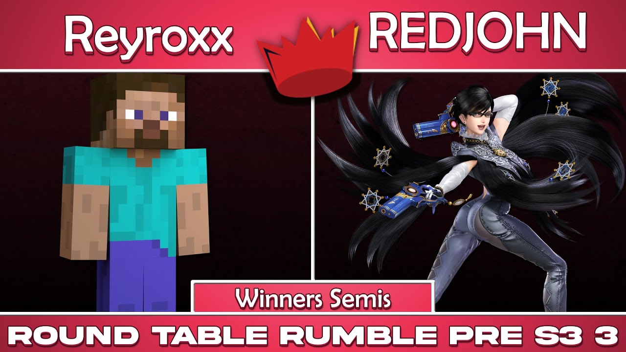 RTR Pre S03 Finale | Reyroxx (Steve) vs REDJOHN (Bayonetta) | Winners ...