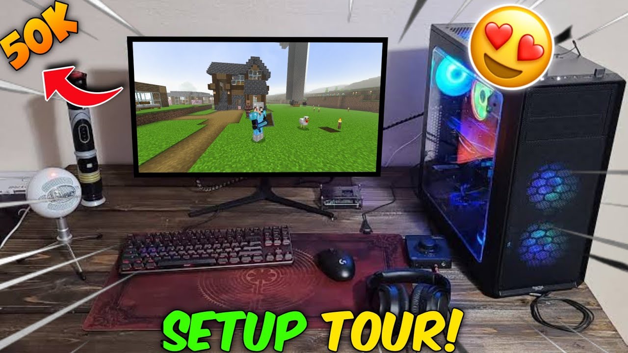 MY SETUP TOUR WORTH 50000₹ || FINALLY SETUP REVEALED 😍 - YouTube