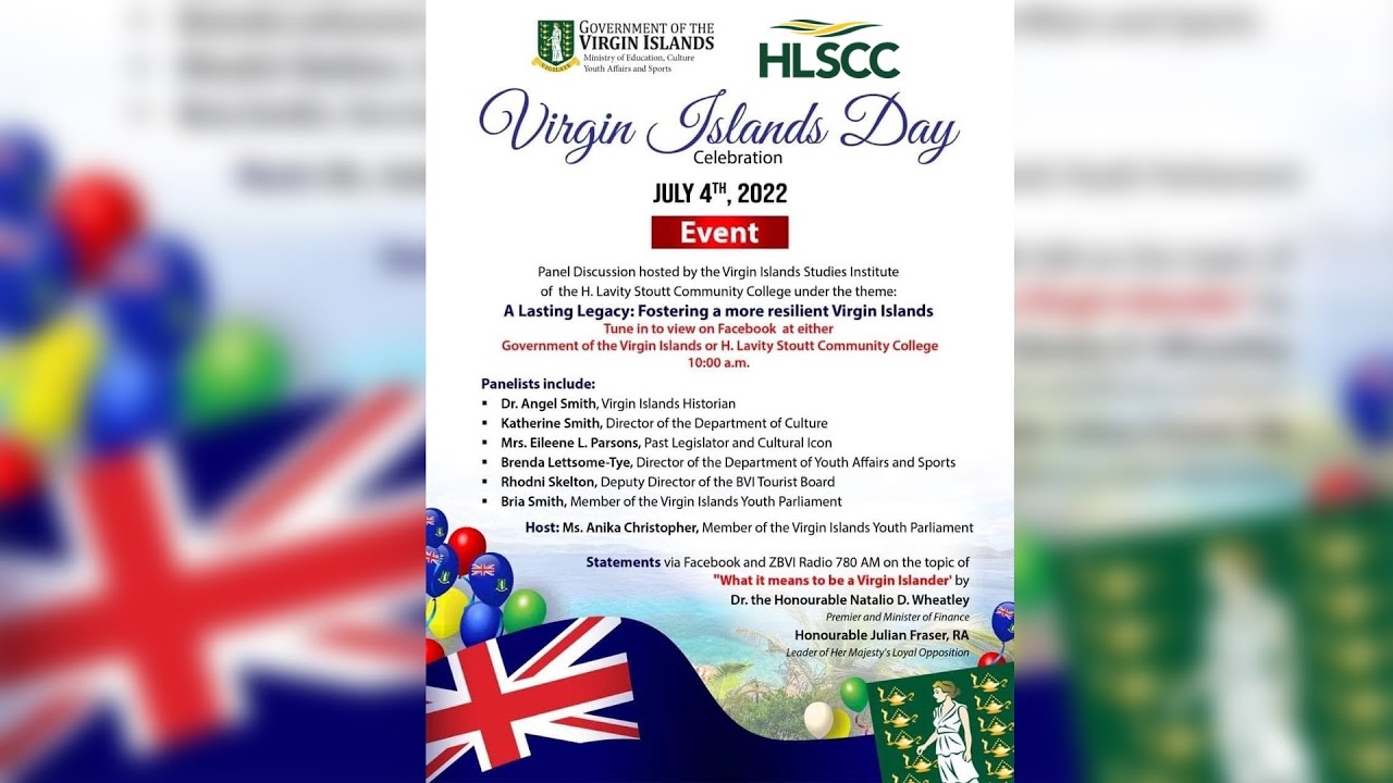 Virgin Islands Day: A Lasting Legacy Panel Discussion - YouTube