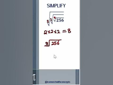 NESTED SQUARE ROOT #maths , #shorts, #squareroot - YouTube