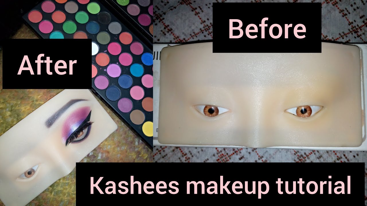 Kashees makeup tutorial / guide sept by step for beginners - YouTube