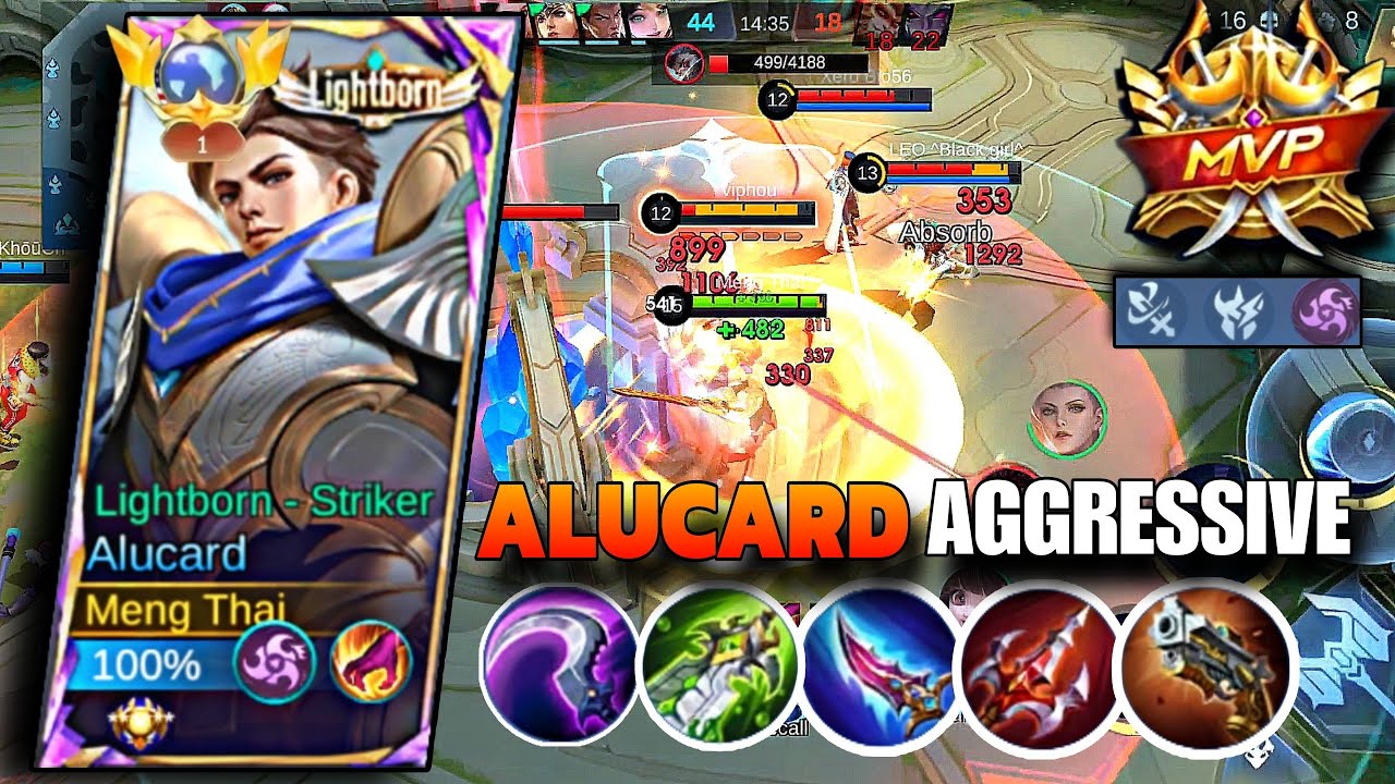 ALUCARD LIGHTBORN SUPER AGGRESSIVE !! NEW BUILD AND EMBLEM 2024 ONE ...
