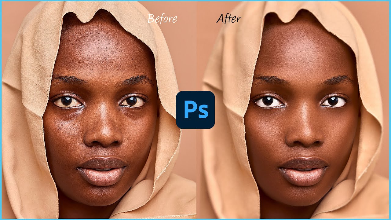 HIGH END SKIN RETOUCHING FOR BEGINNERS: A step by step Tutorial - YouTube