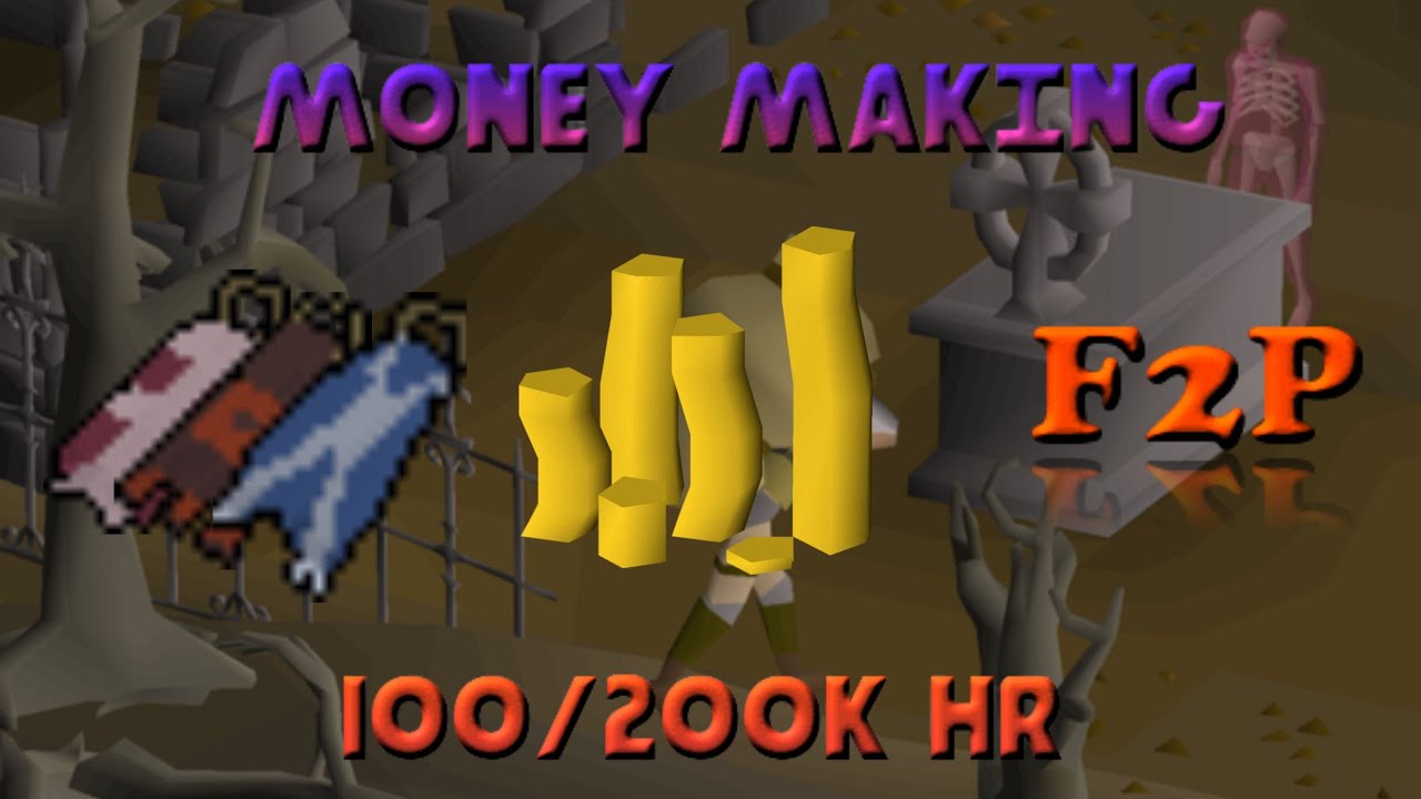 OSRS MONEY MAKING F2P 100/200K por hora OLD SCHOOL RUNESCAPE - YouTube