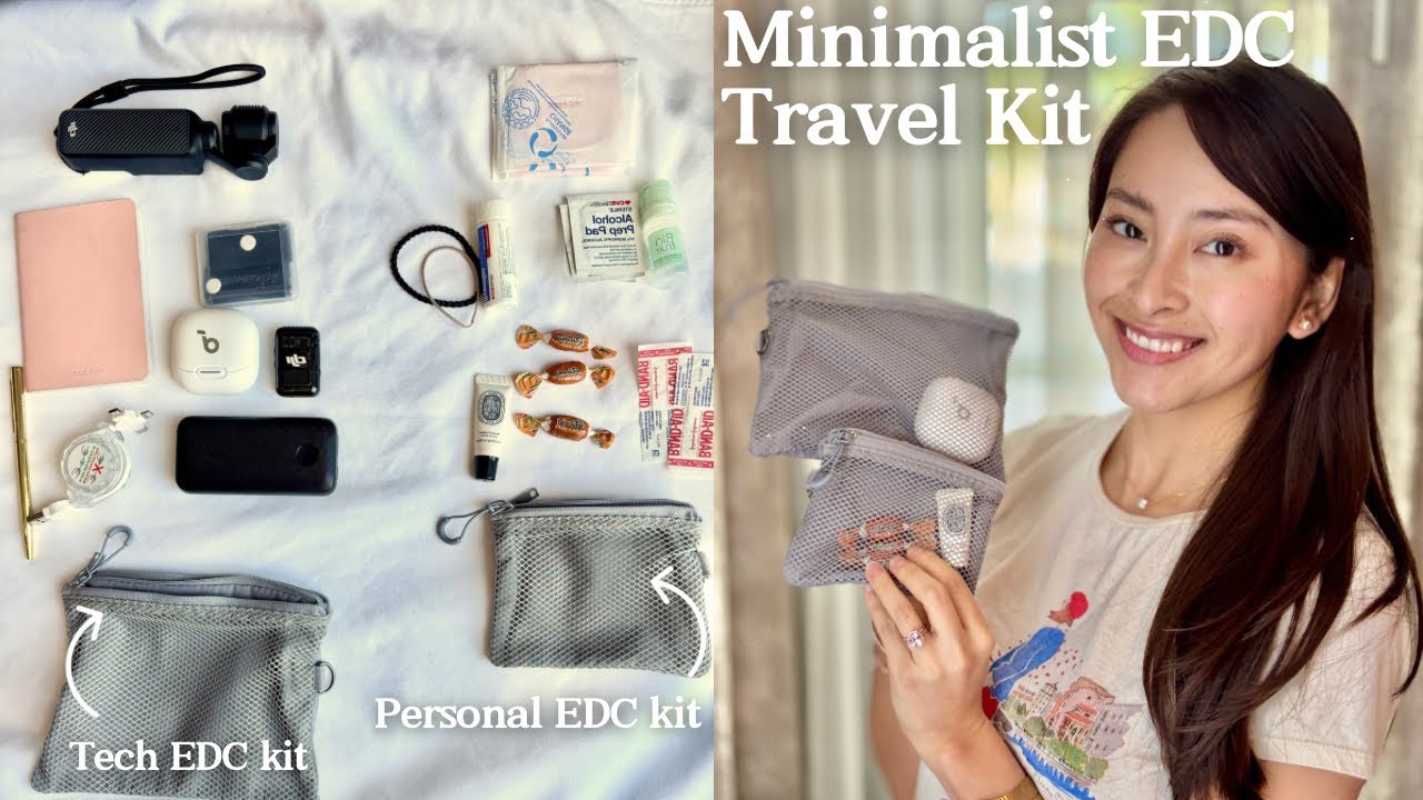 🛅Minimalist Travel EDC Kit | Personal EDC and Tech EDC kits - YouTube