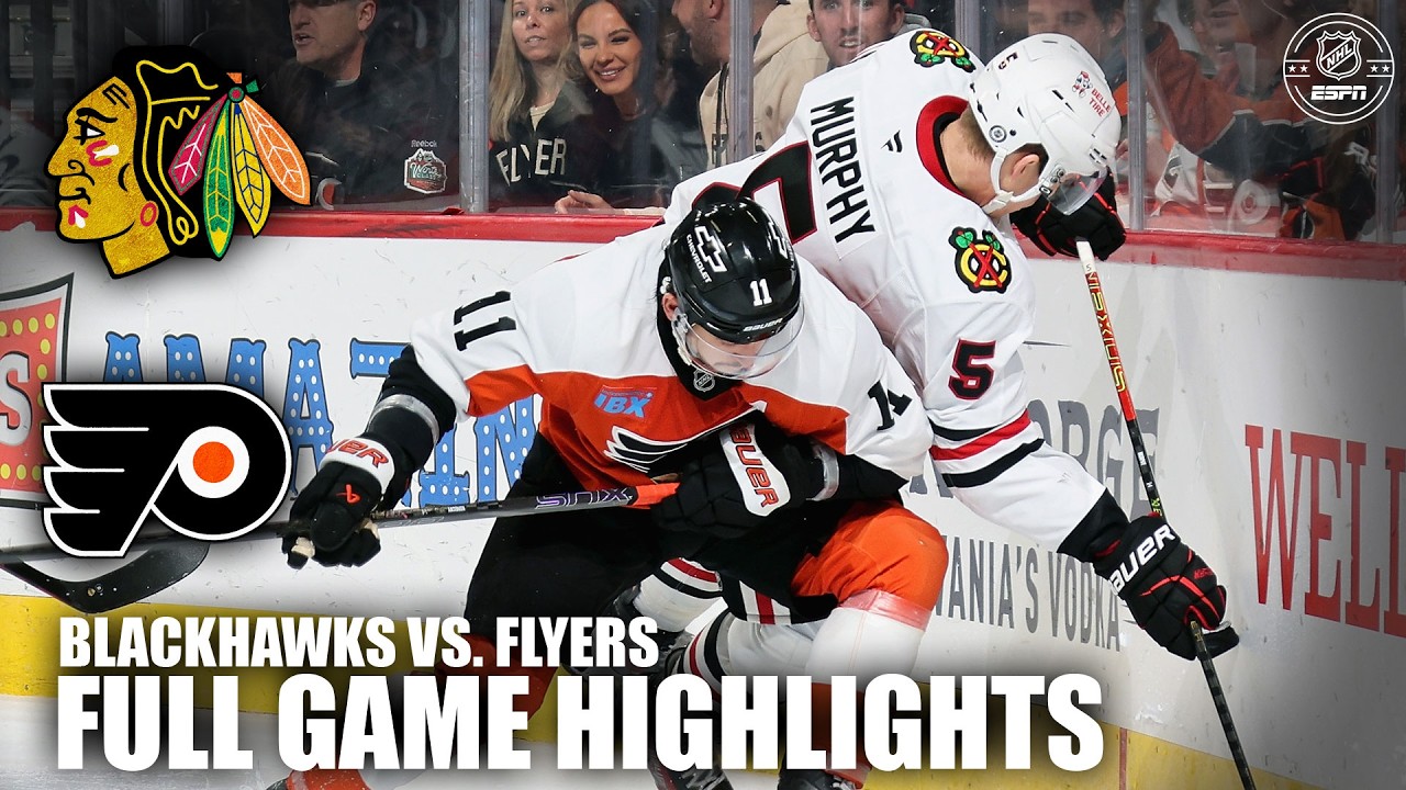 Chicago Blackhawks vs. Philadelphia Flyers | Full Game Highlights ...