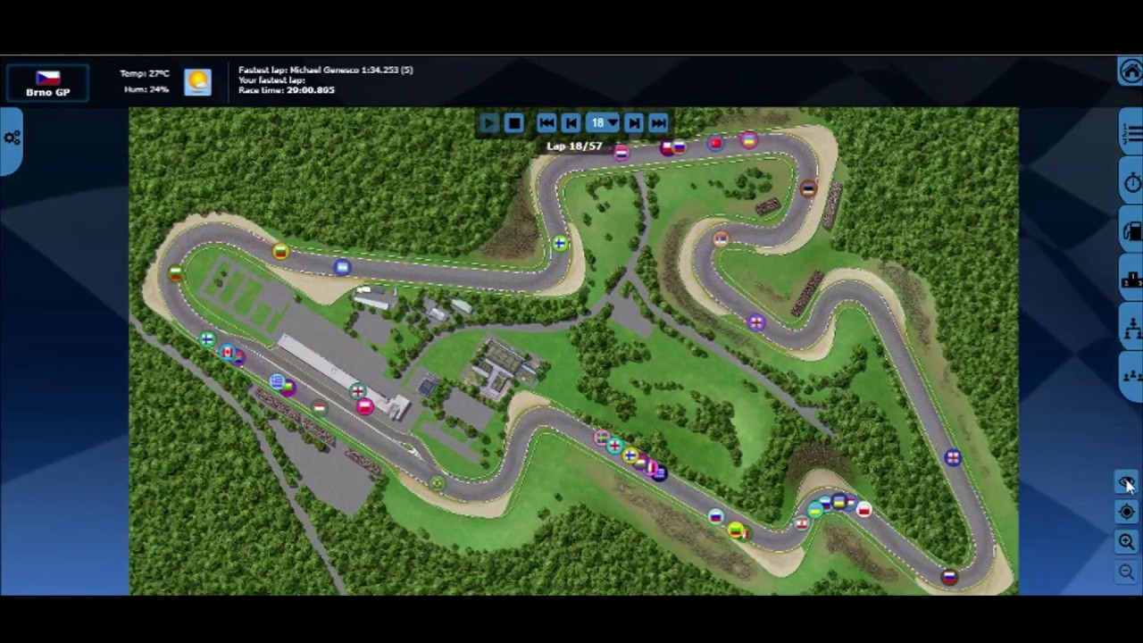 New live race screen (Season 59) - YouTube