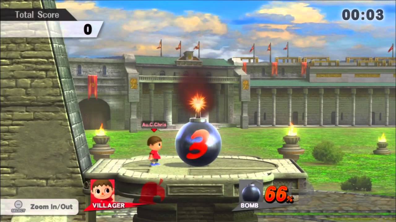 Super Smash Bros. for Wii U - Target Blast's Stage 3 - Villager (Score ...