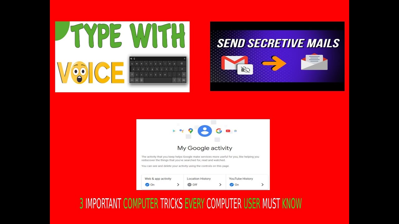 3 Important Computer Tricks Every Computer Users Must Know - YouTube