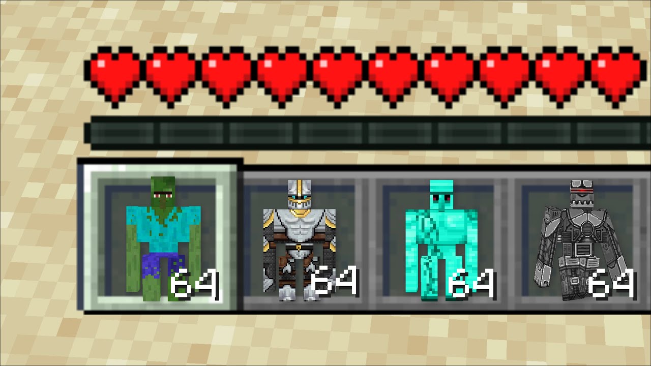 Minecraft FORBIDDEN GOLEM MOBS MOD / DON'T SPAWN THE STRANGE GOLEMS TO ...