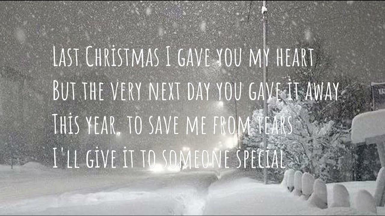 Wham! - Last Christmas Lyrics- - YouTube
