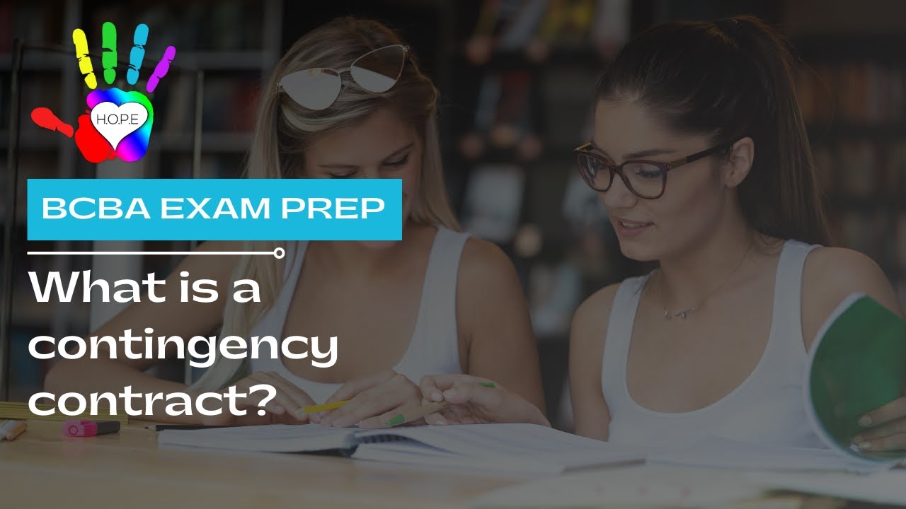 What is a contingency contract? - YouTube