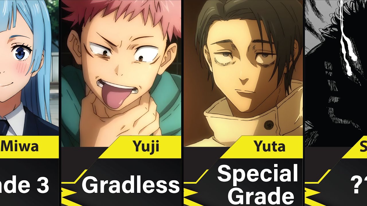 All Grades in Jujutsu Kaisen - YouTube