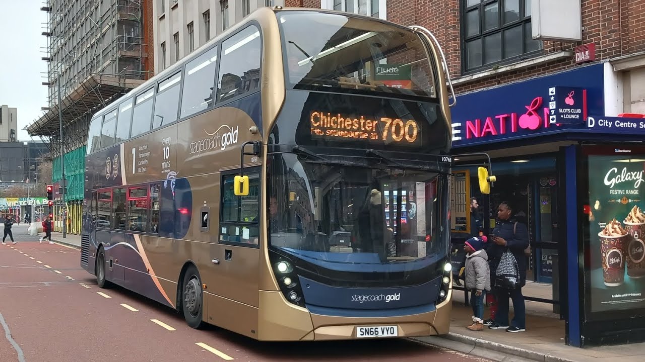 Onboard Stagecoach Bus 10768 (SN66 VYO) | ADL Enviro400MMC | Route 700 ...