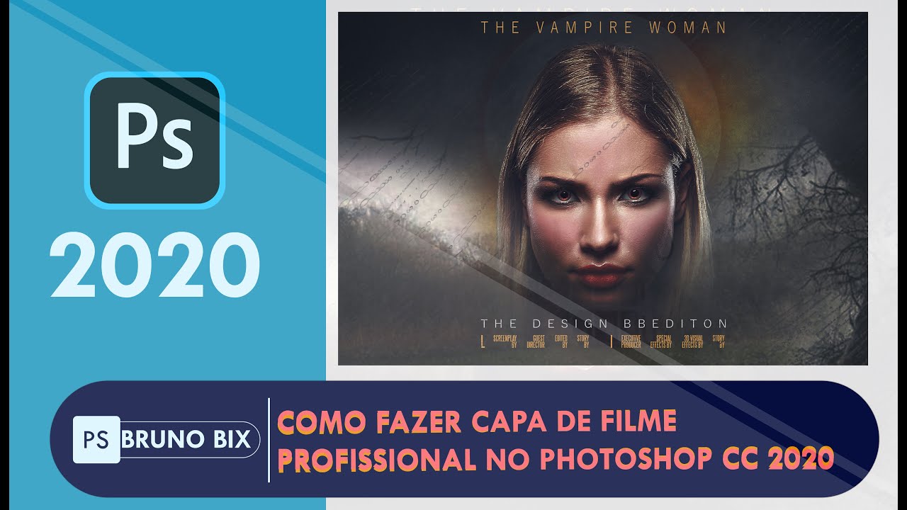 COMO FAZER CAPA DE FILME PROFISSIONAL NO PHOTOSHOP CC 2020 - YouTube