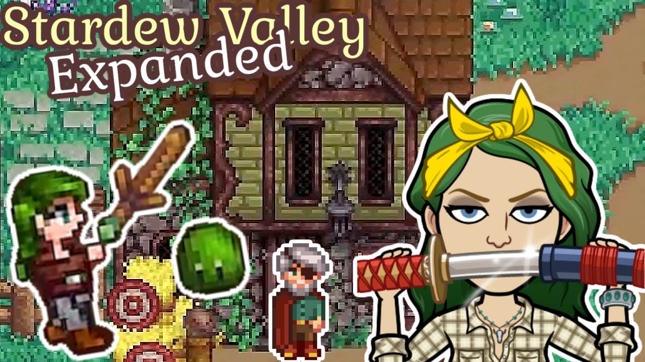 Fighting Slimes & Adventurers Guild! | Stardew Valley Expanded 🌾 - YouTube