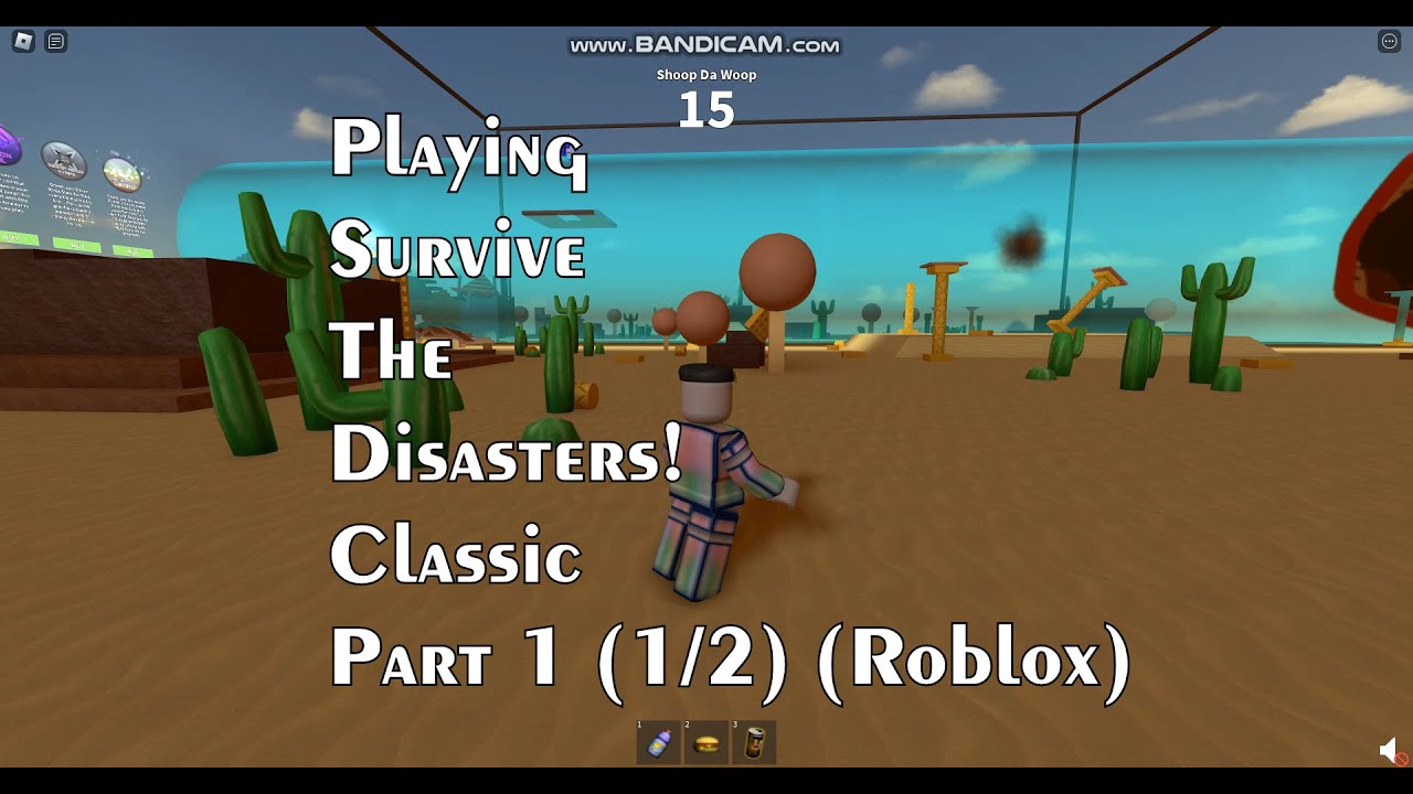 Playing Survive The Disasters! Classic Part 1 (1/2) (Roblox) - YouTube