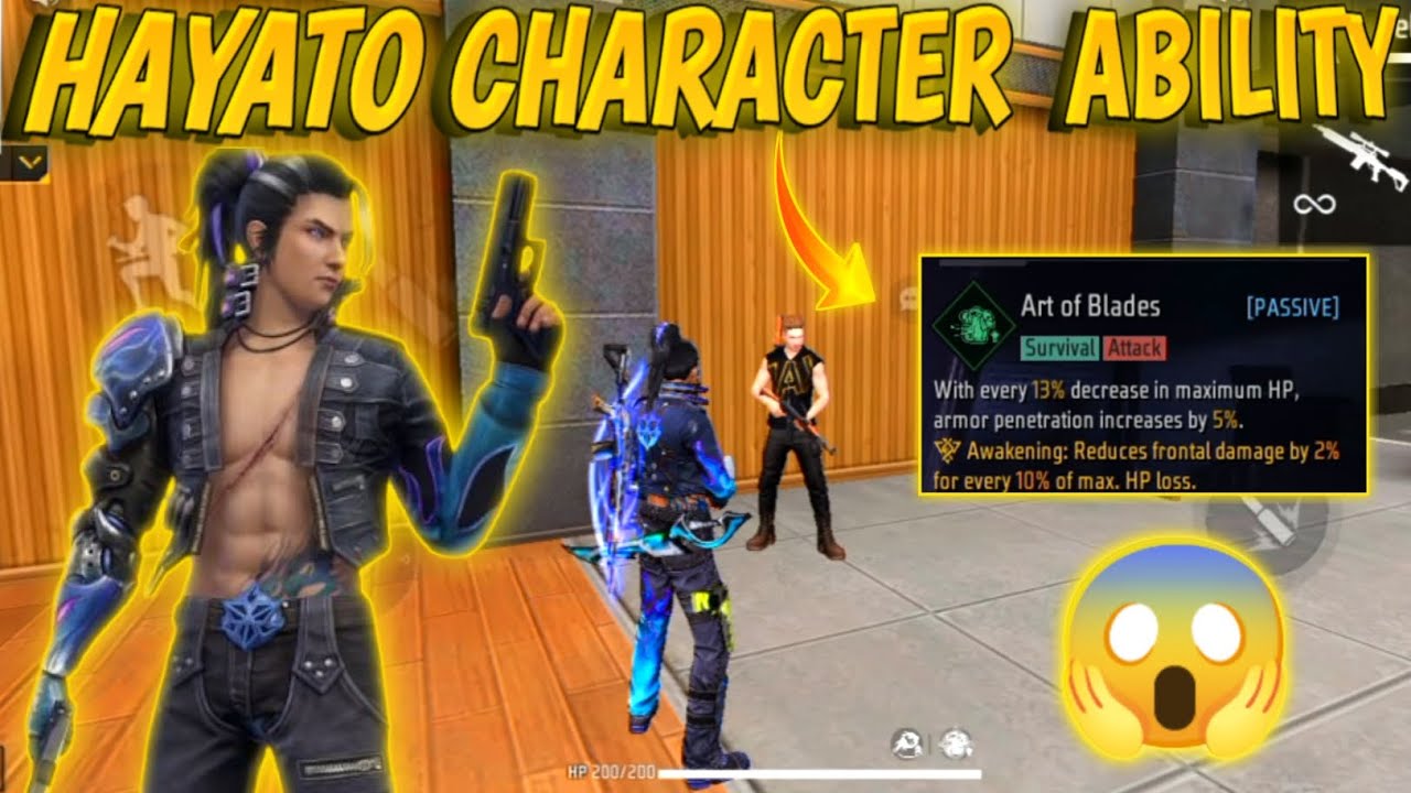 HAYATO CHARACTER ABILITY || HAYATO KAISE USE HOTI HAI || HAYATO ABILITY ...