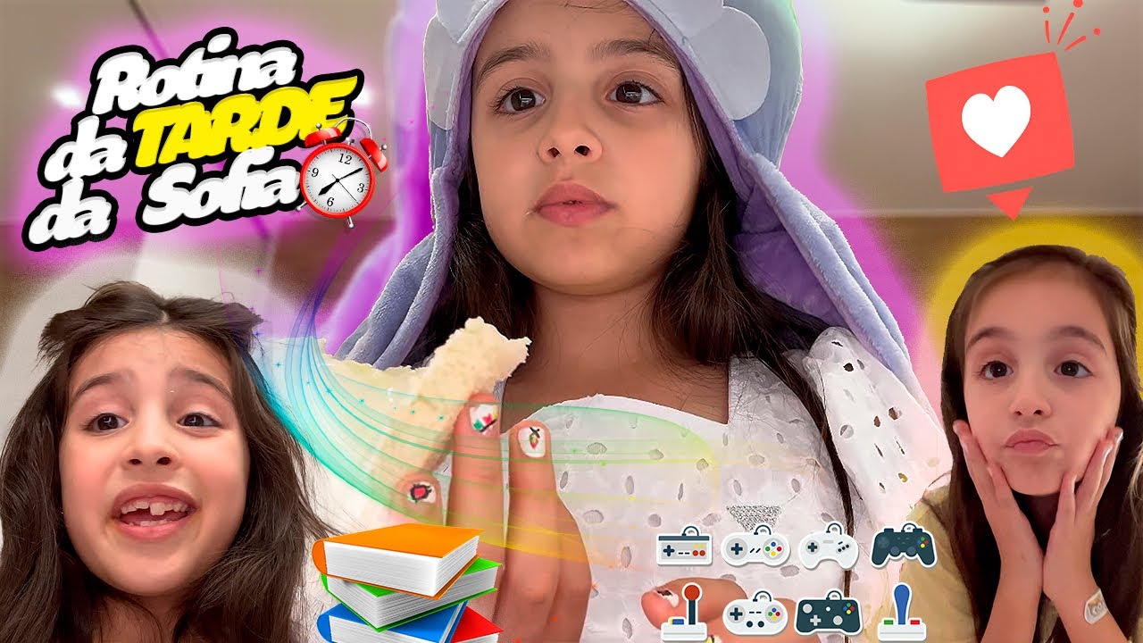 Rotina da tarde da Sofia Macedo - YouTube