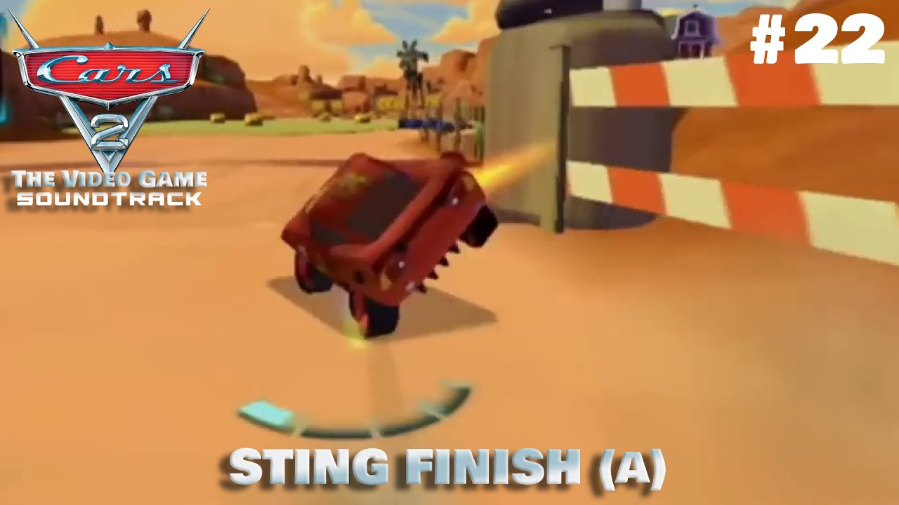 Cars 2: The Video Game Soundtrack - Sting Finish (A) (22) - YouTube