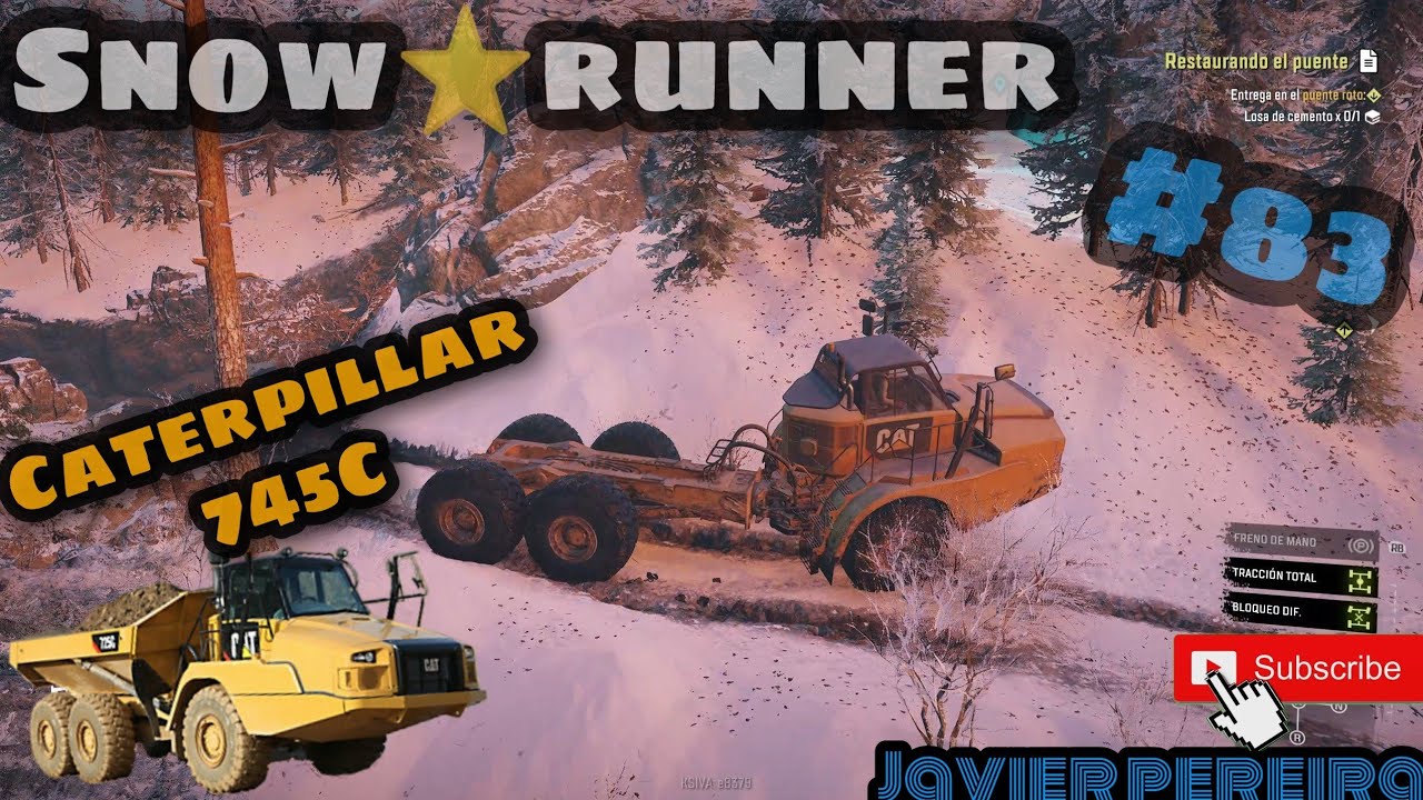 Snow⭐Runner 🚚 Gameplay #83 🚧 Encargos Currante Problema Ambiental 🚛 ...