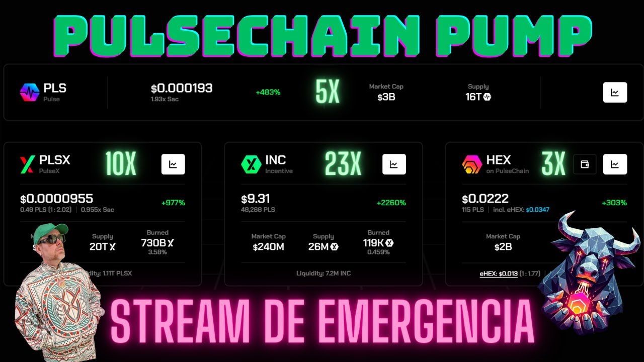 PULSECHAIN PUMP - $INC 22x $PLSX 10x y $PLS 5x - Ethereum BULLISH ...