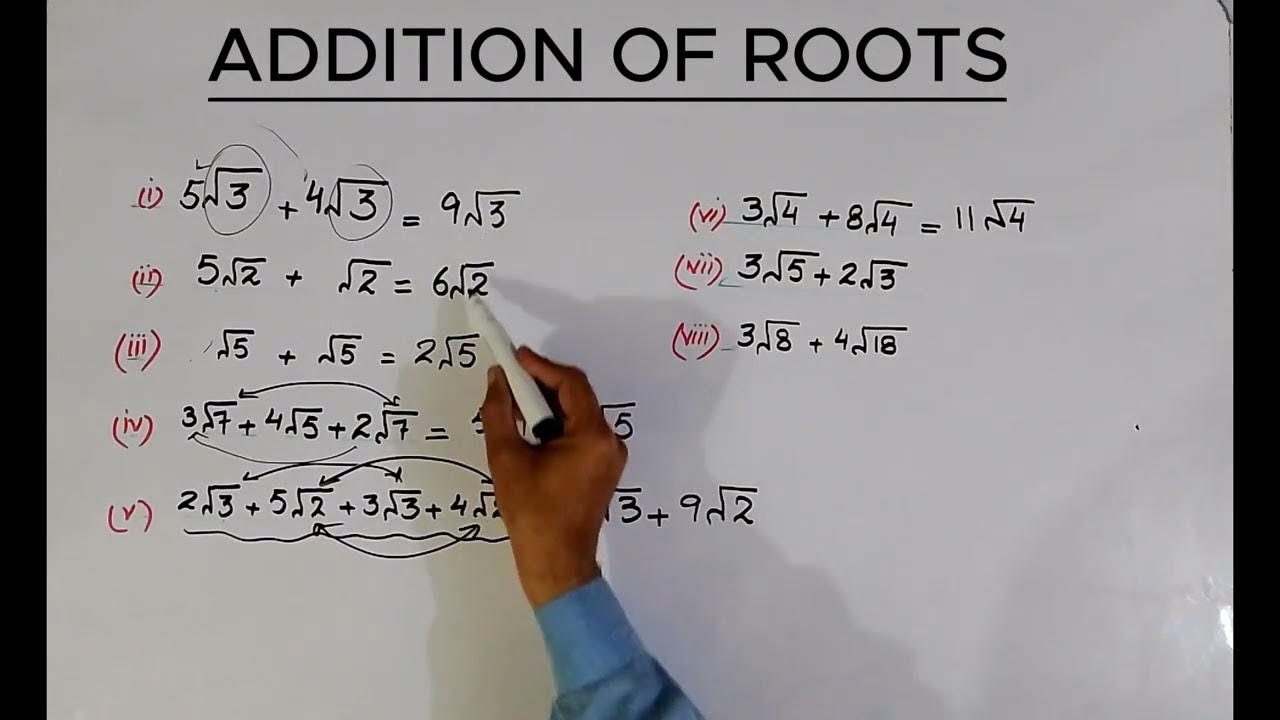 How to Add Roots? || Addition of Roots Explained | Easy Math Tricks ...