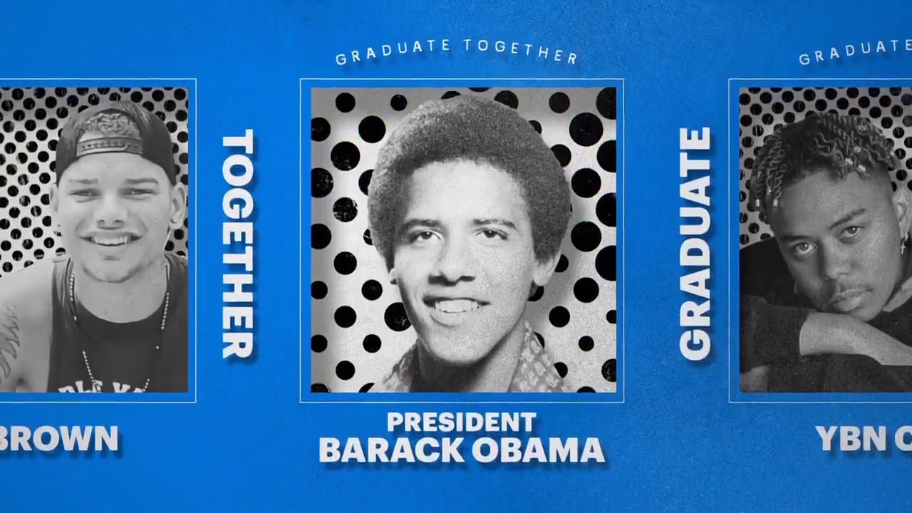 GRADUATE TOGETHER 2020 WITH PRESIDENT OBAMA GIVING THE COMMENCEMENT 05 ...