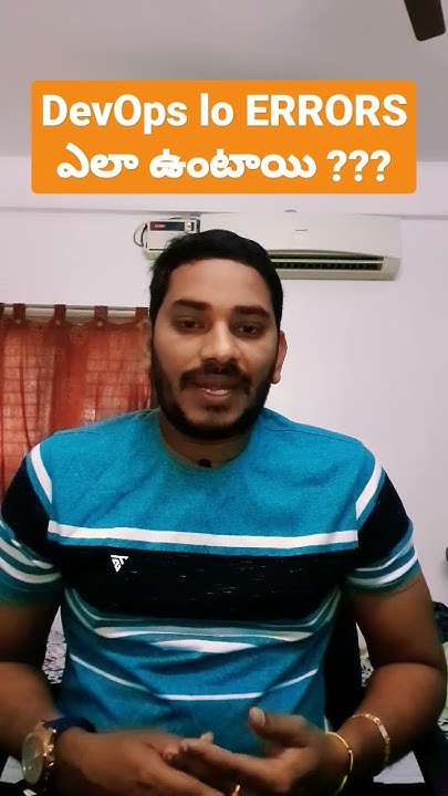 Errors in DevOps | DevOps Training @DevOpsAndCloudWithSiva - YouTube