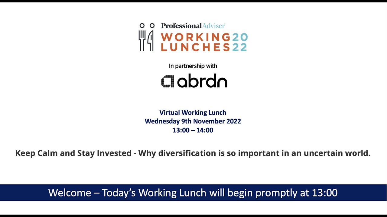 Professional Adviser Working Lunch in association with abrdn - YouTube