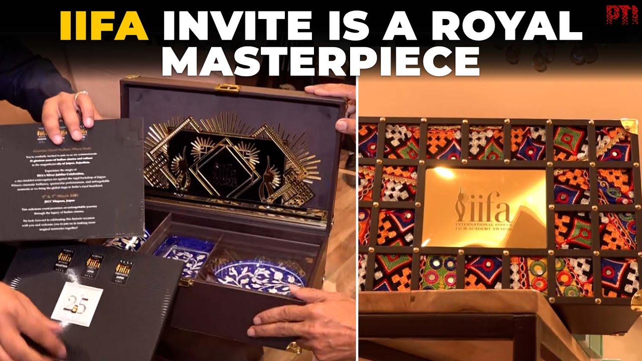 IIFA invitation made in Jaipur is a masterpiece celebrating Rajasthan's ...