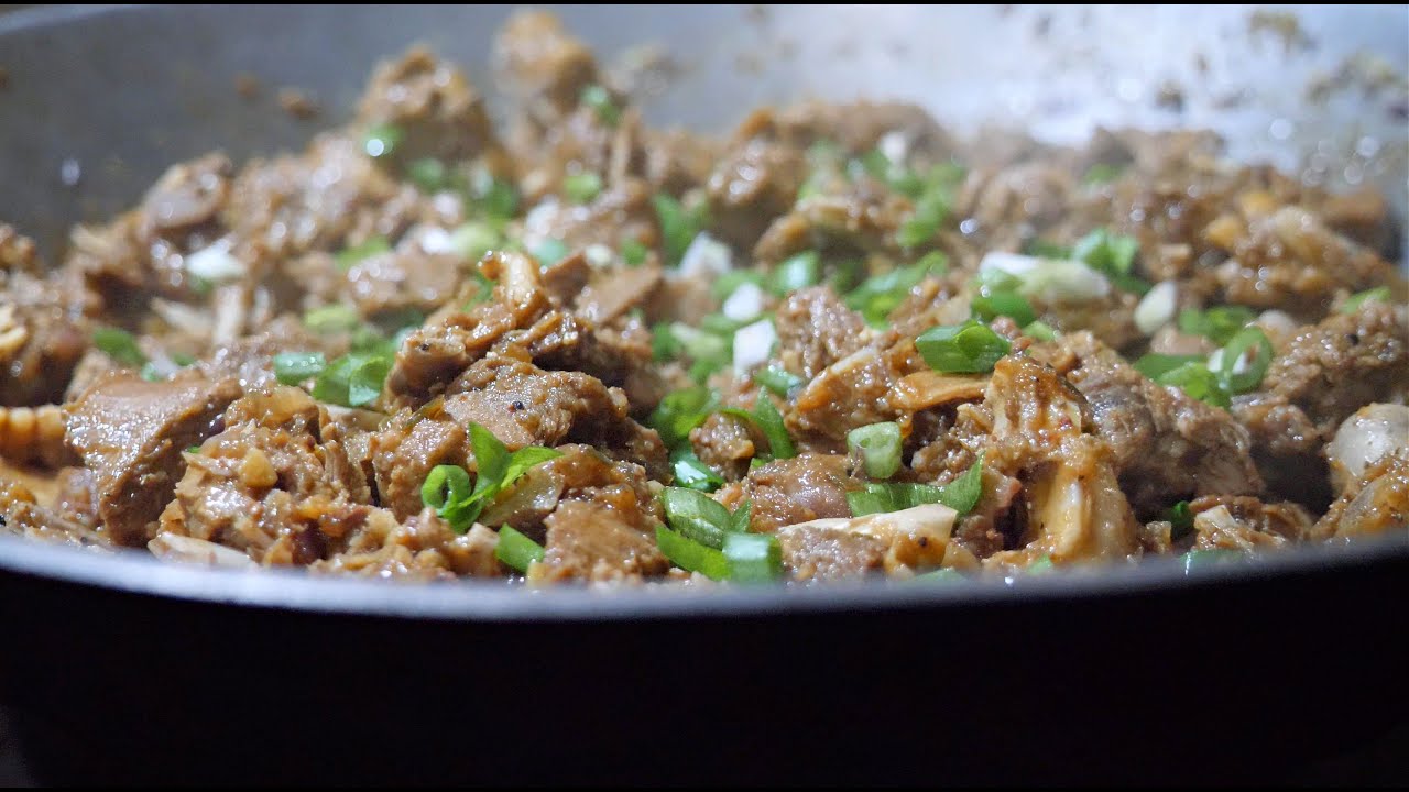 Cooking Native GOAT MEAT ADOBO Adobong Kambing (Start to Finish) Bicol ...