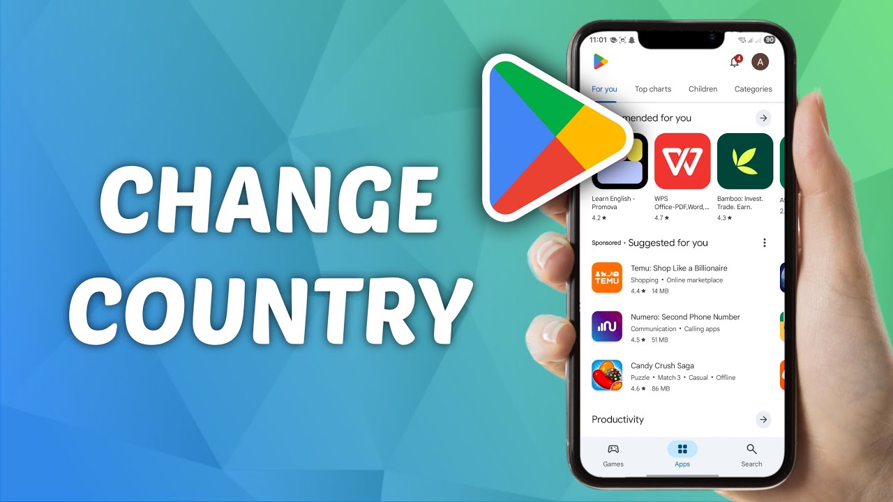 How To Change Country In Google Play Store - Quick Guide - YouTube