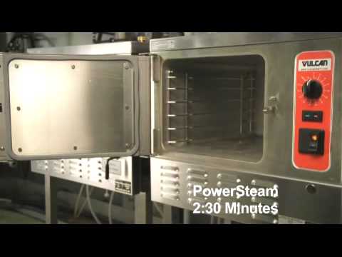 Vulcan PowerSteam™ Floor Model Convection Steamers - YouTube