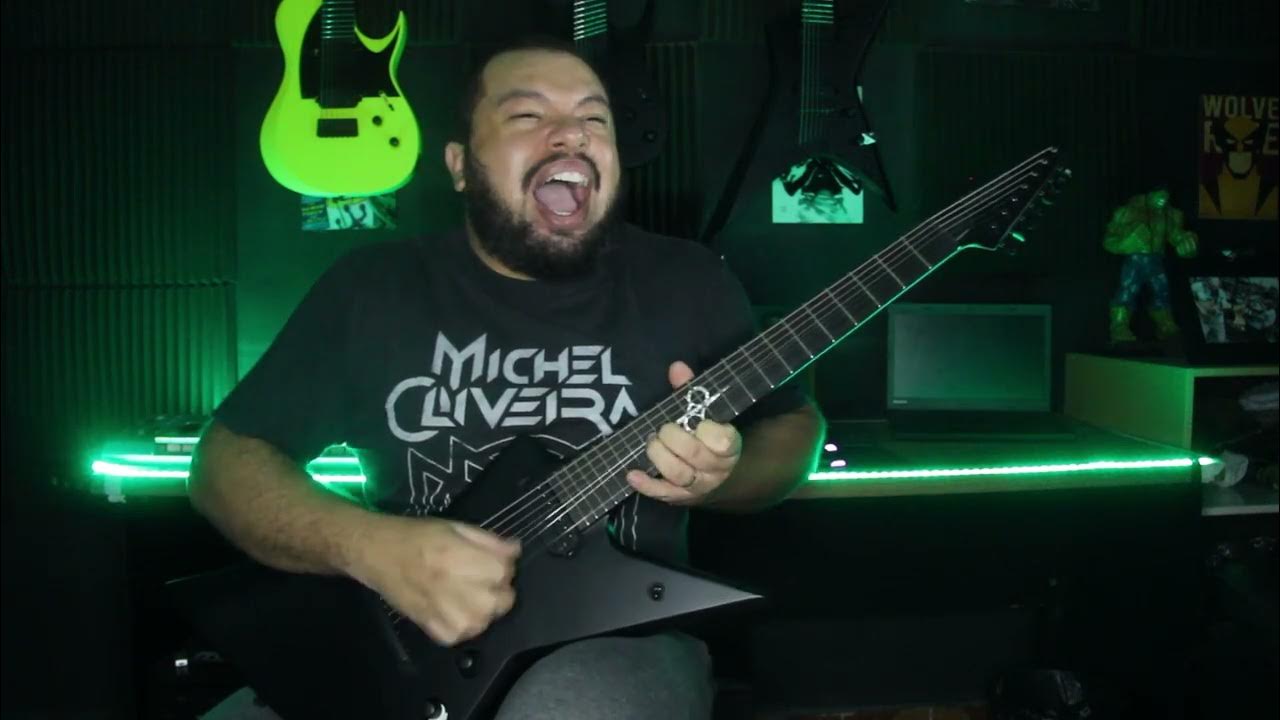 Review guitarra elétrica 7 cordas Solar Explorer E2.7C Preto carbon ...