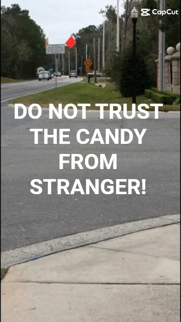 Never trust the candy from stranger! Also, if you want be in the video ...