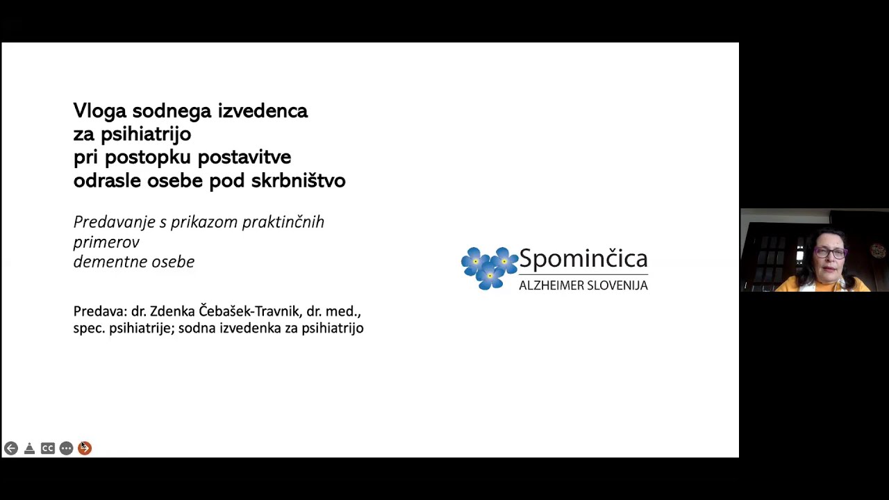 Predavanje: Postopek postavitve odrasle osebe pod skrbništvo - YouTube